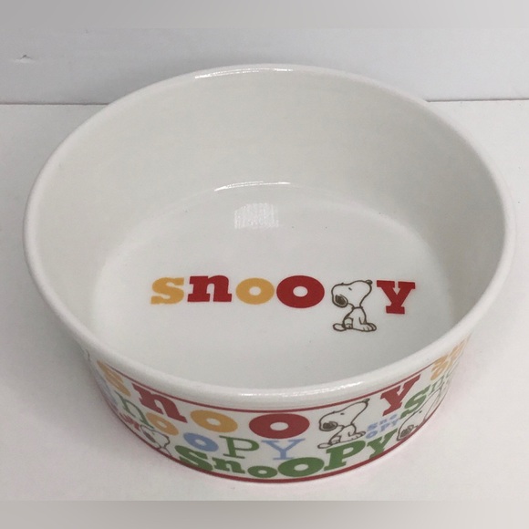 Peanuts | Dog | Pet Food Dish Bowl Dog Peanuts Snoopy Snoopy Snoopy Cat ...